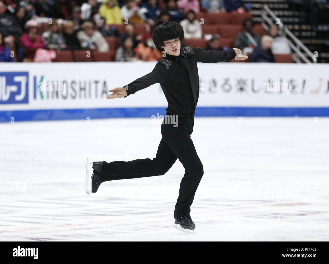 Los Angeles, California, USA. 7th Feb, 2019. Junhwan Cha of South Korea ...