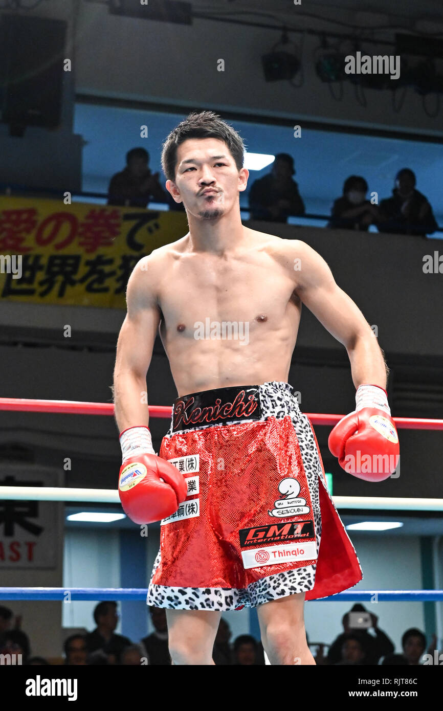 Tokyo, Japan. 2nd Feb, 2019. Kenichi Ogawa (JPN) Boxing : Kenichi Ogawa ...