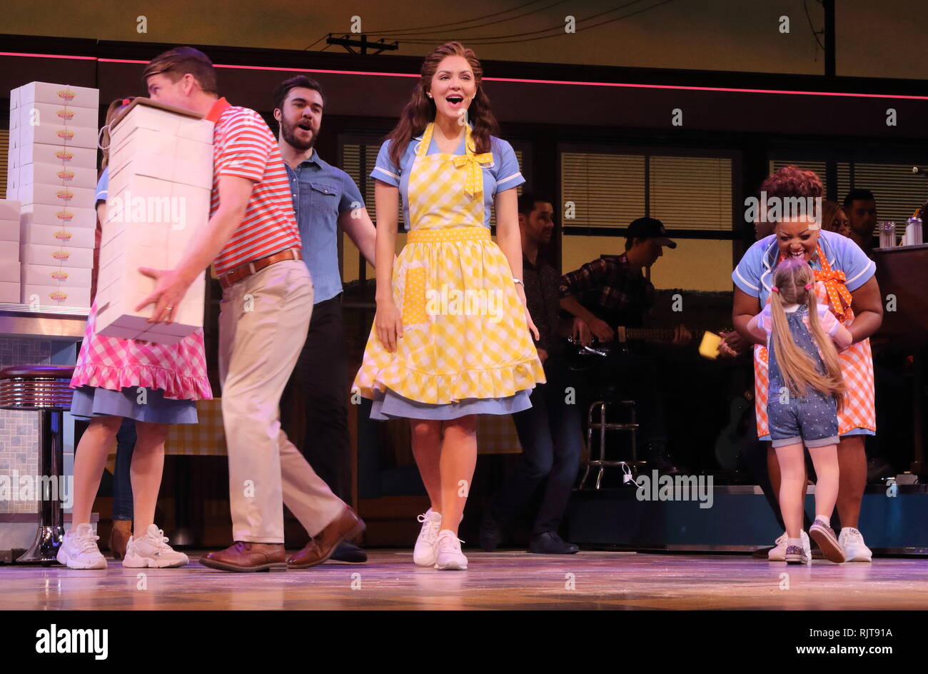 Katharine McPhee as Jenna with artists of the company in Jessie Nelson ...