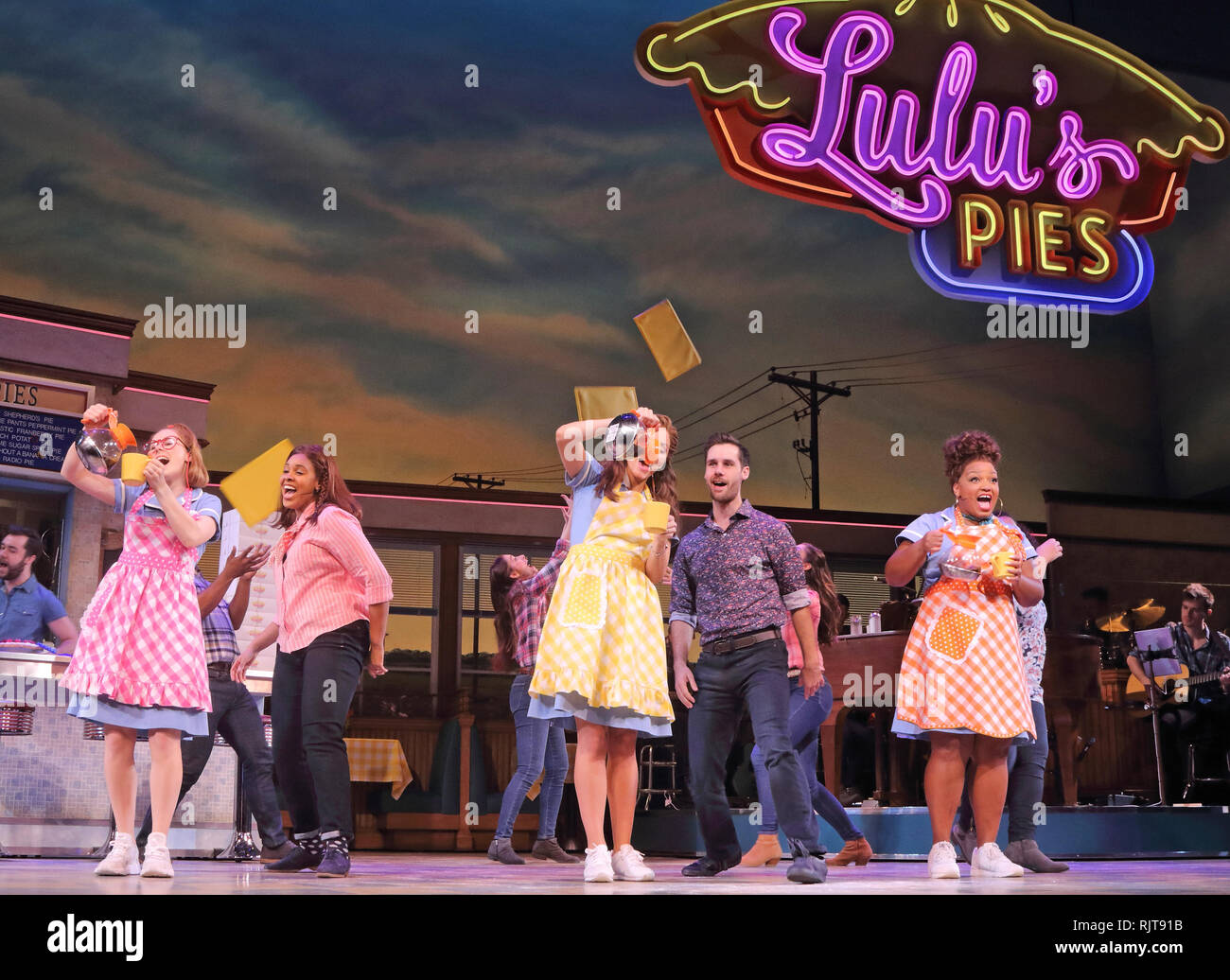 Katharine McPhee as Jenna with artists of the company in Jessie Nelson ...