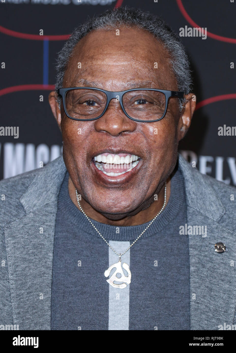 LOS ANGELES, CA, USA - FEBRUARY 07: Vocalist Sam Moore arrives at the ...