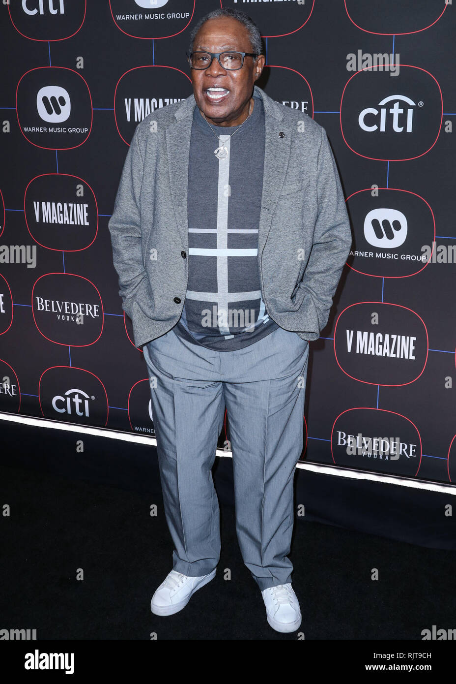 LOS ANGELES, CA, USA - FEBRUARY 07: Vocalist Sam Moore arrives at the ...