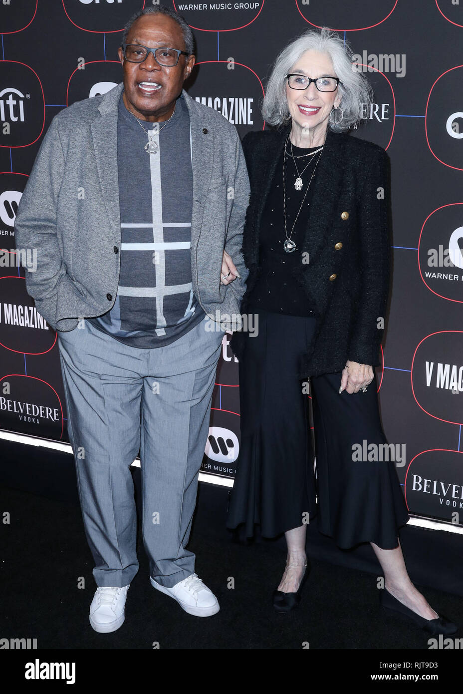 LOS ANGELES, CA, USA - FEBRUARY 07: Sam Moore and Joyce Moore arrive at ...