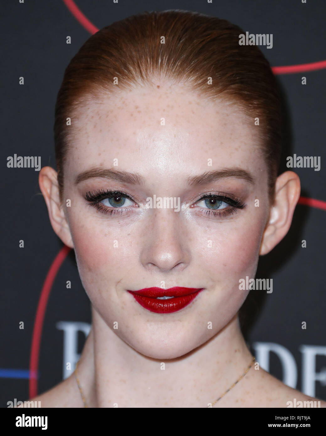 LOS ANGELES, CA, USA - FEBRUARY 07: Actress Larsen Thompson arrives at ...