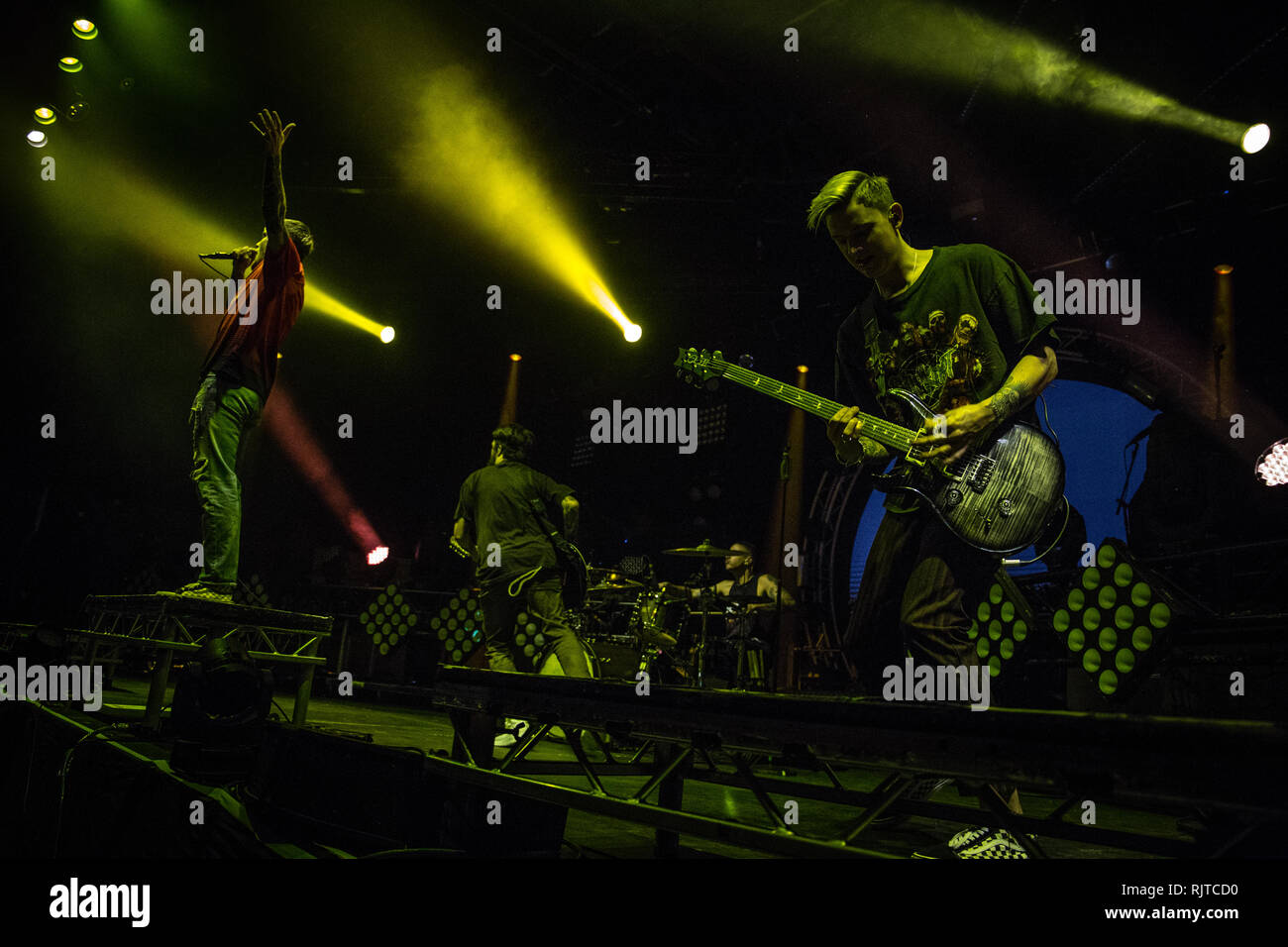 Neck deep live at o2 Victoria warehouse February 2019 Stock Photo - Alamy