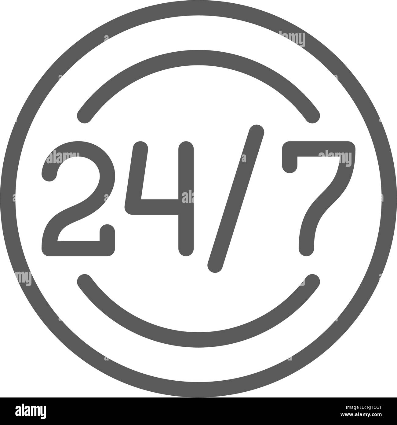 Around clock and daily work schedule, 24 hours service, help time line ...