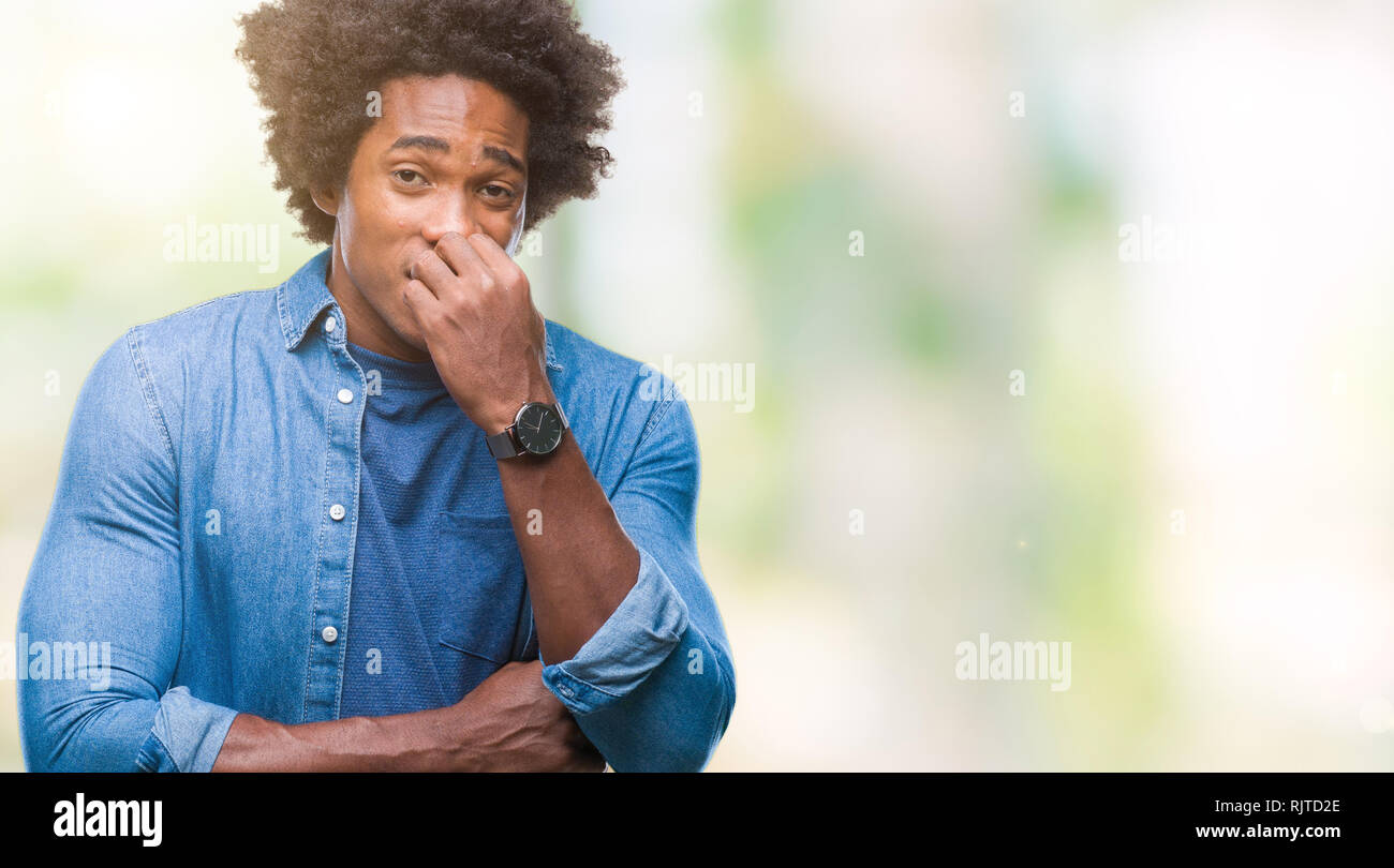 Excited young man biting hi-res stock photography and images - Alamy