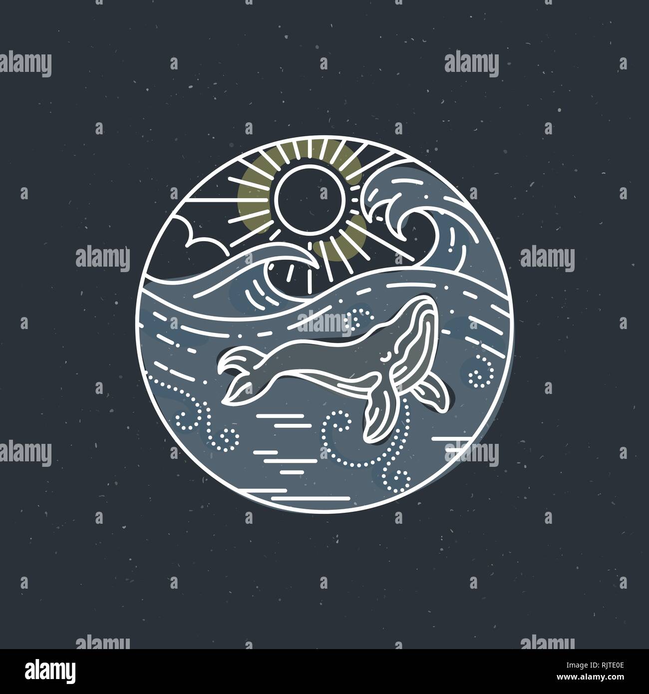Ocean deep exploration Stock Vector Images - Alamy