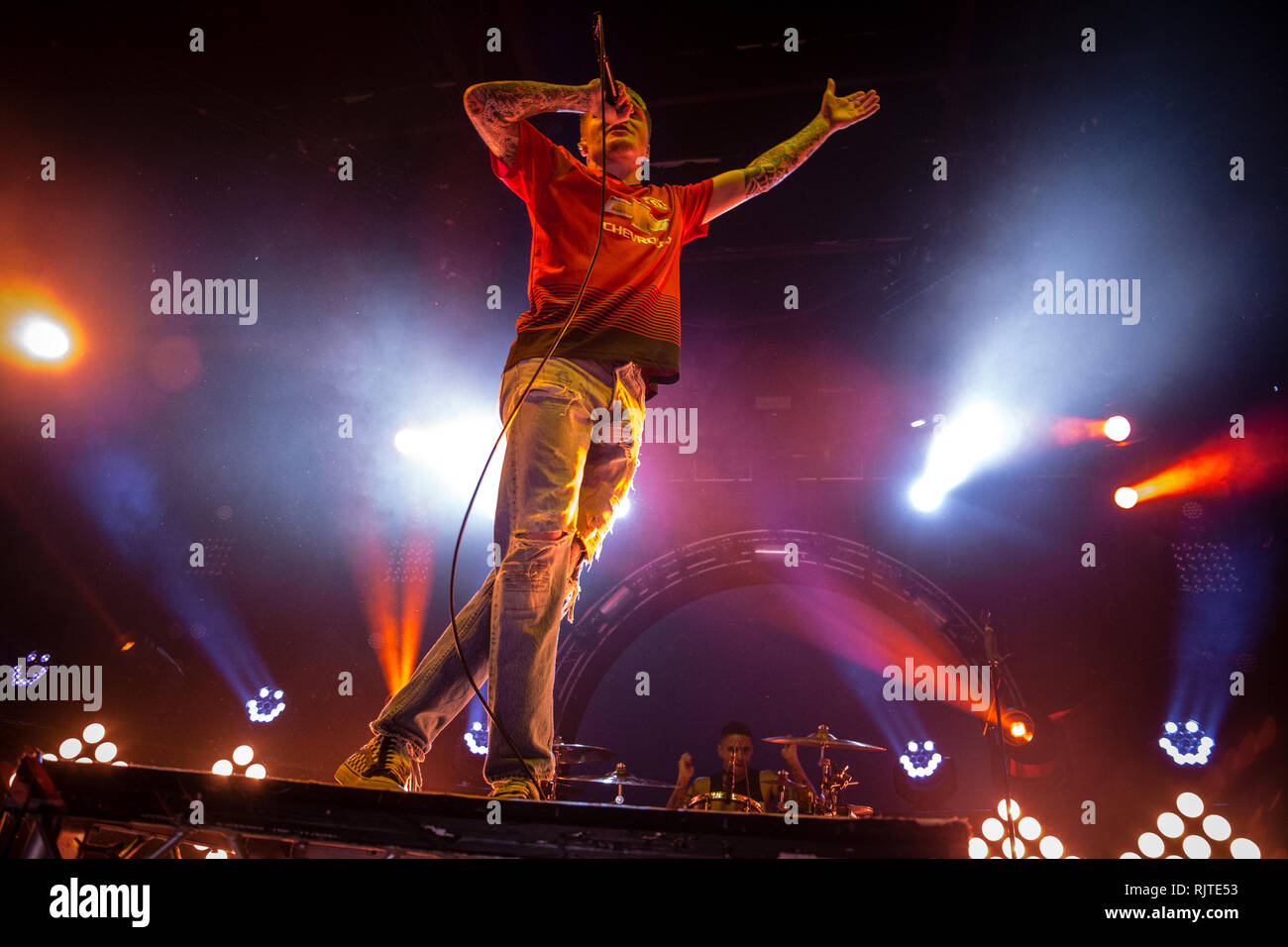 Neck deep band hi-res stock photography and images - Alamy