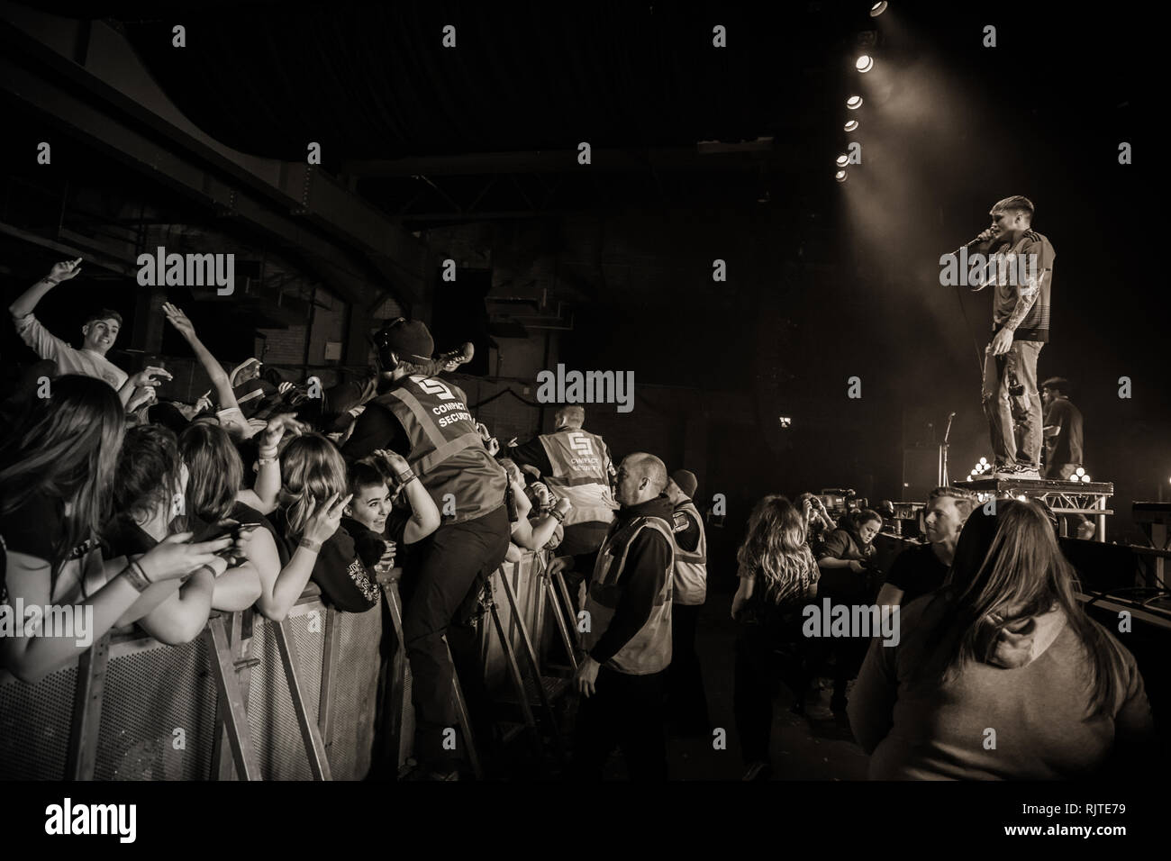 Neck deep live at o2 Victoria warehouse February 2019 Stock Photo - Alamy