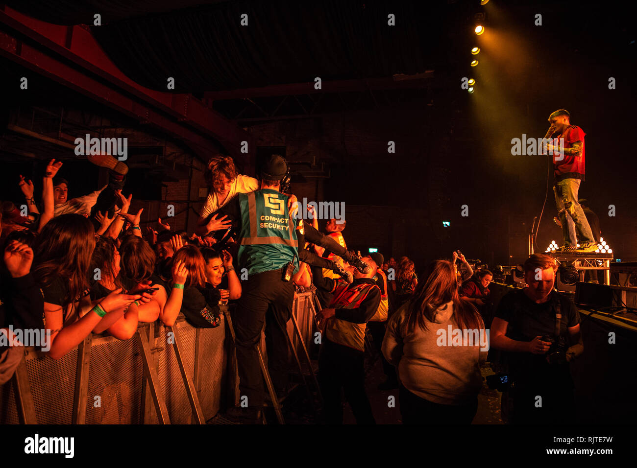 Neck deep live at o2 Victoria warehouse February 2019 Stock Photo - Alamy