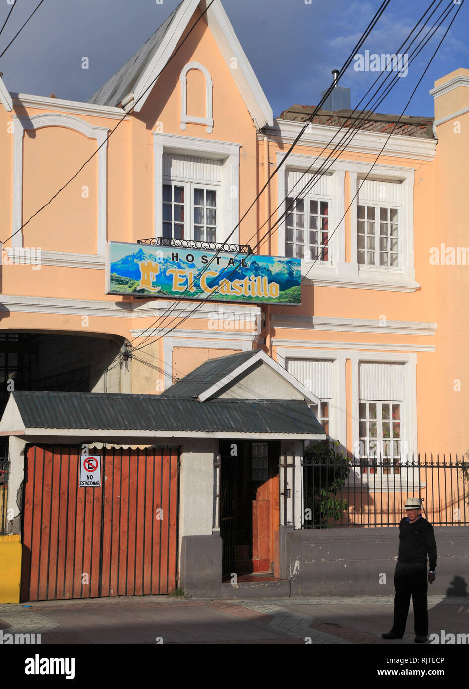 Chile, Magallanes, Punta Arenas, house, street scene Stock Photo - Alamy