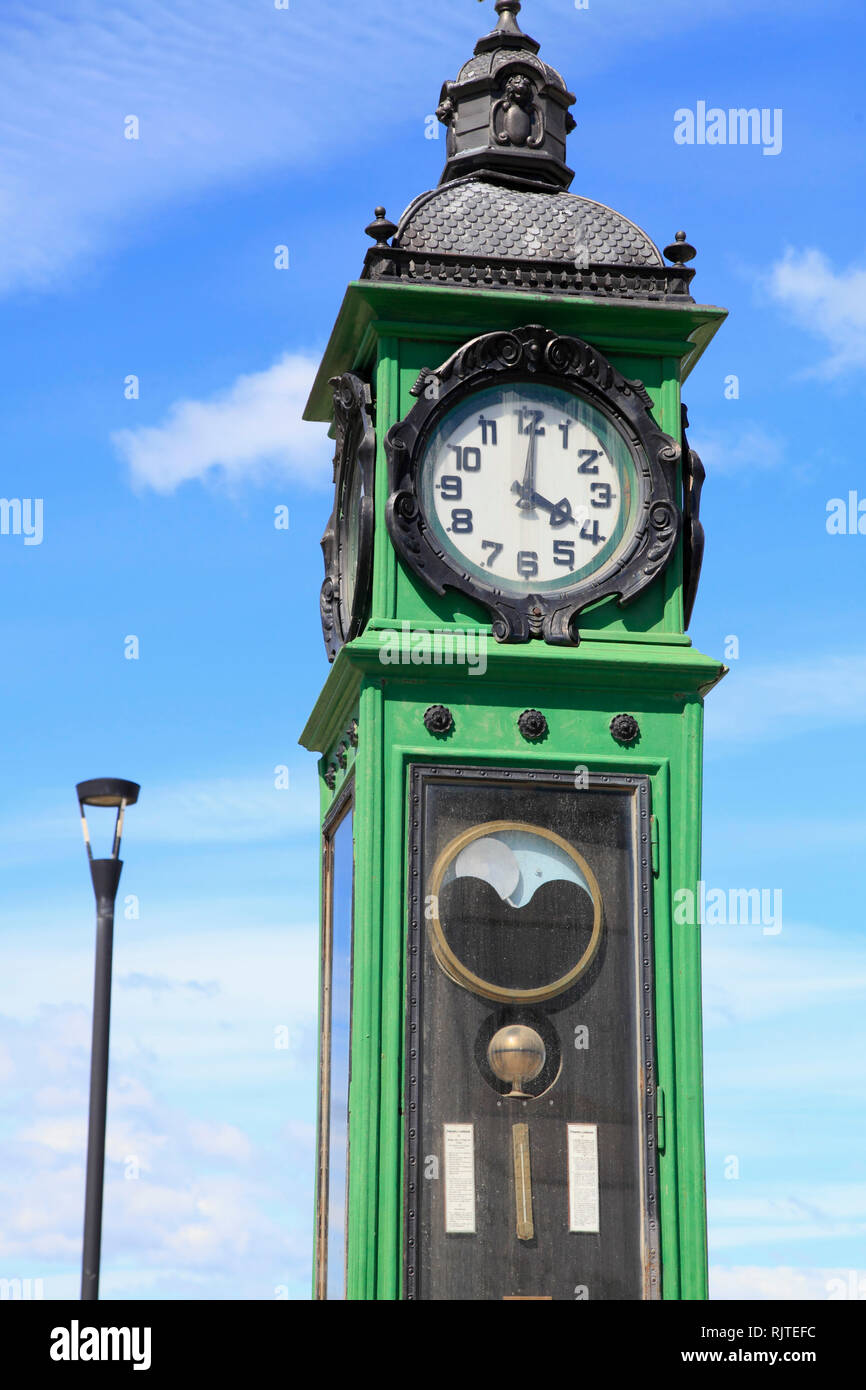 Chile, Magallanes, Punta Arenas, Clock Tower Stock Photo - Alamy