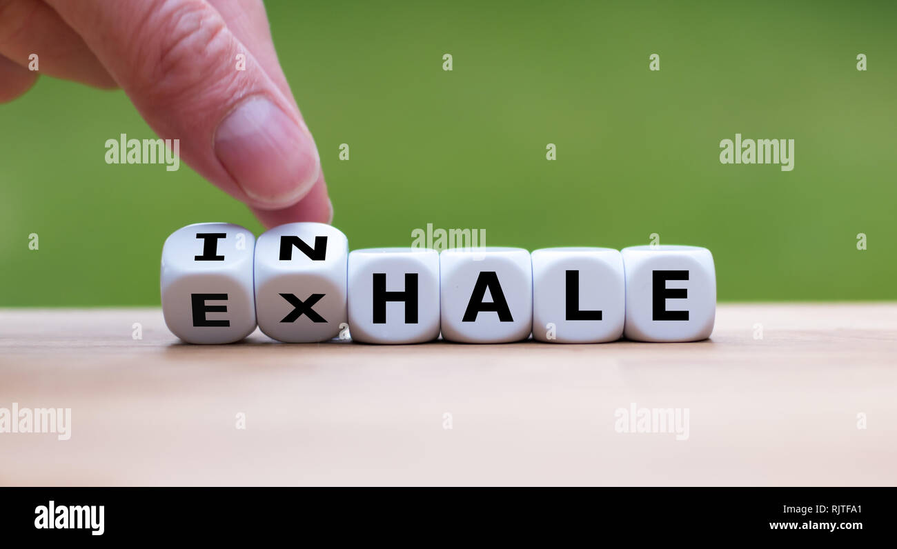 Exhale hi-res stock photography and images - Alamy