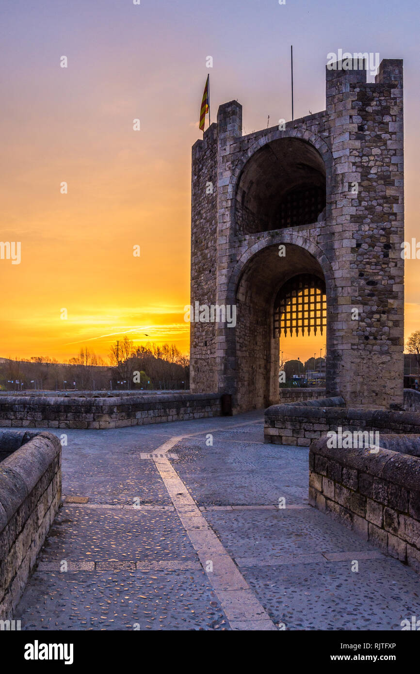 Beautiful stone bridge Stock Photo - Alamy