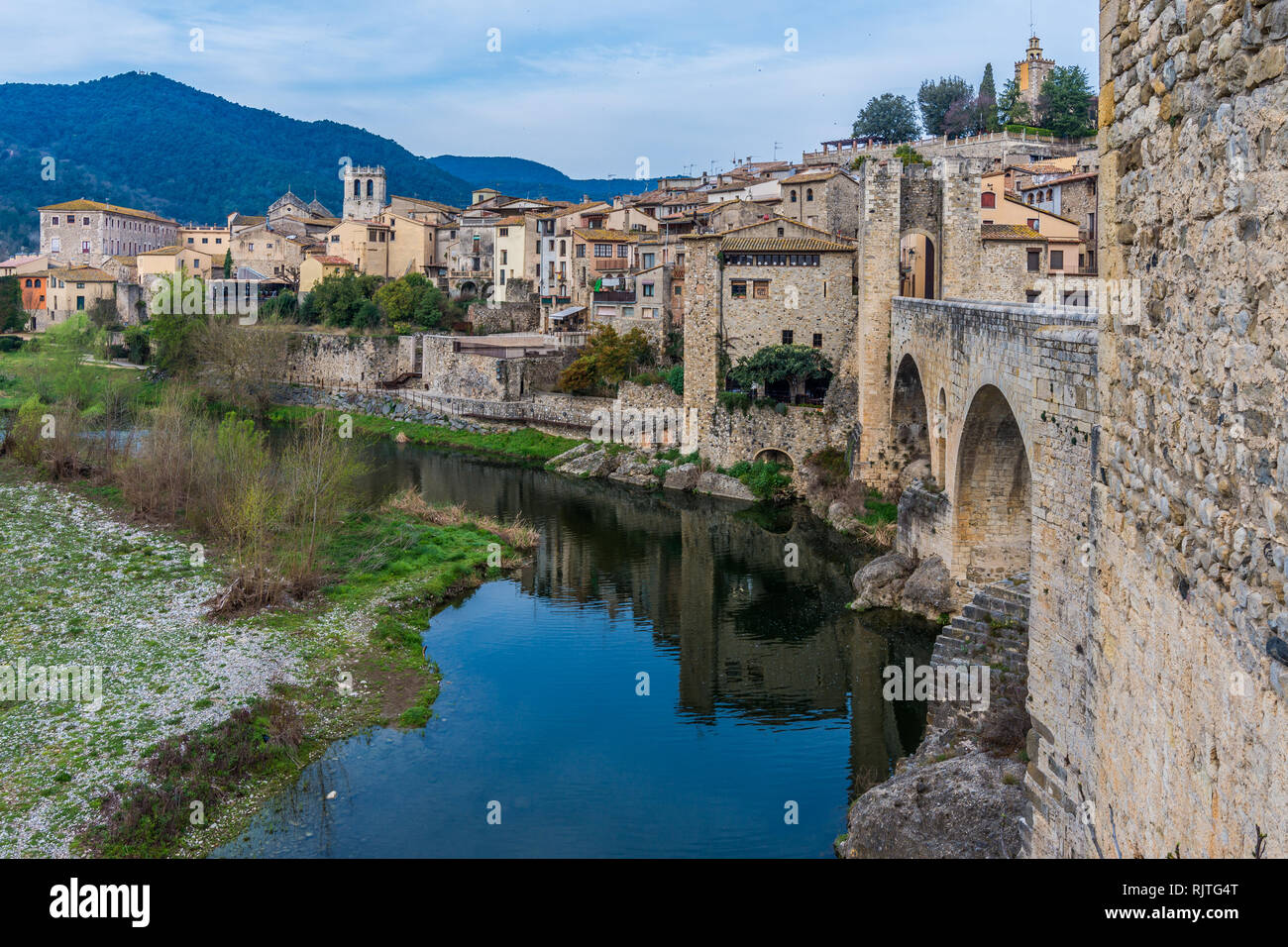 Beautiful stone bridge Stock Photo - Alamy
