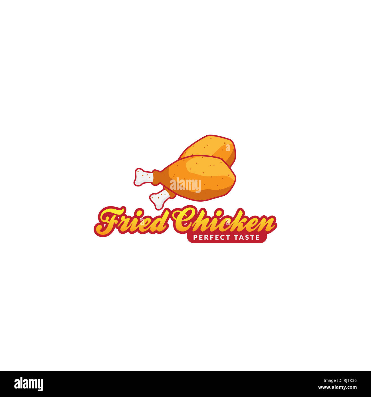 Logo Fried Chicken Restaurant Stock Photo - Alamy
