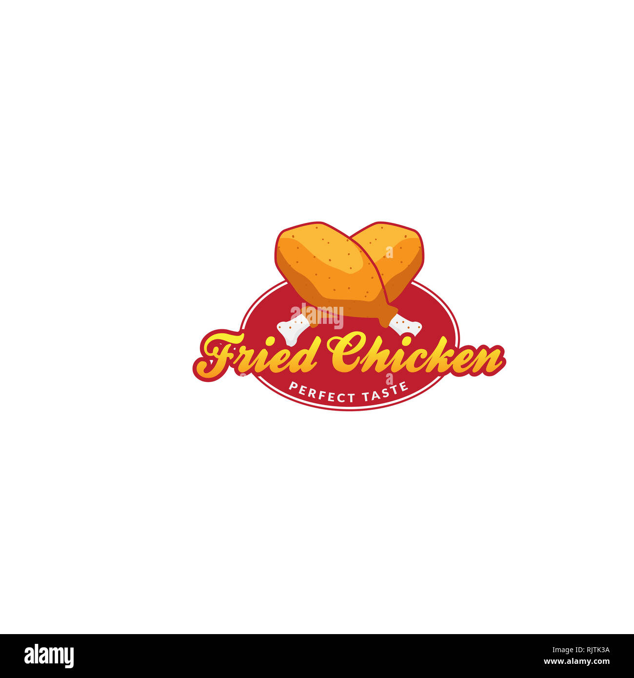 Logo Fried Chicken Restaurant Stock Photo - Alamy