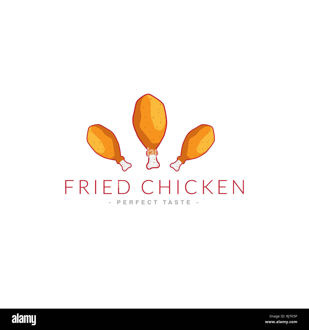 Logo Fried Chicken Restaurant Stock Photo - Alamy