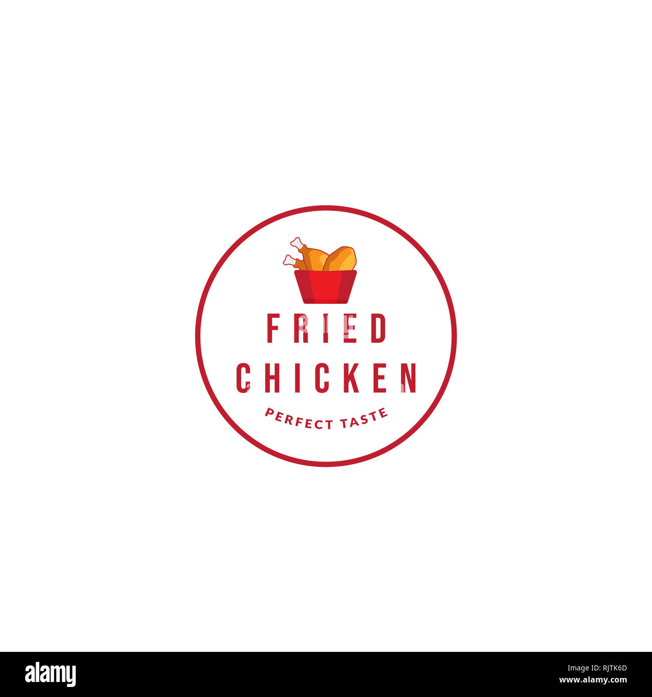 Logo Fried Chicken Restaurant Stock Photo - Alamy