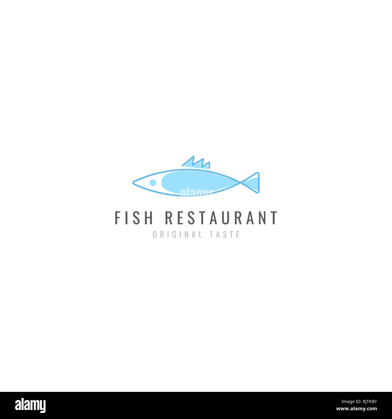 logo fried fish restaurant spicy blue ocean seafood traditional sunset ...