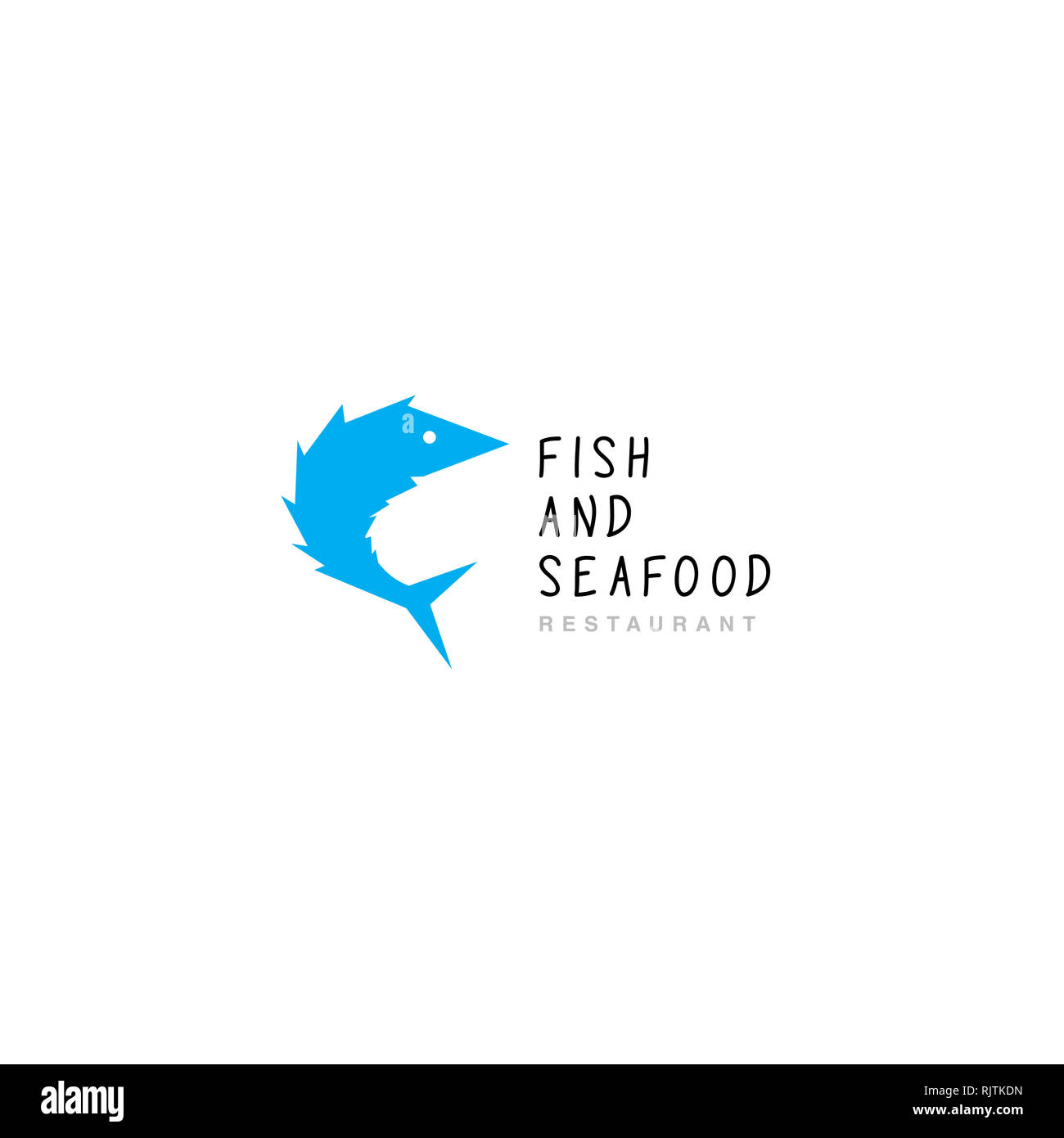 logo fried fish restaurant spicy blue ocean seafood traditional sunset ...