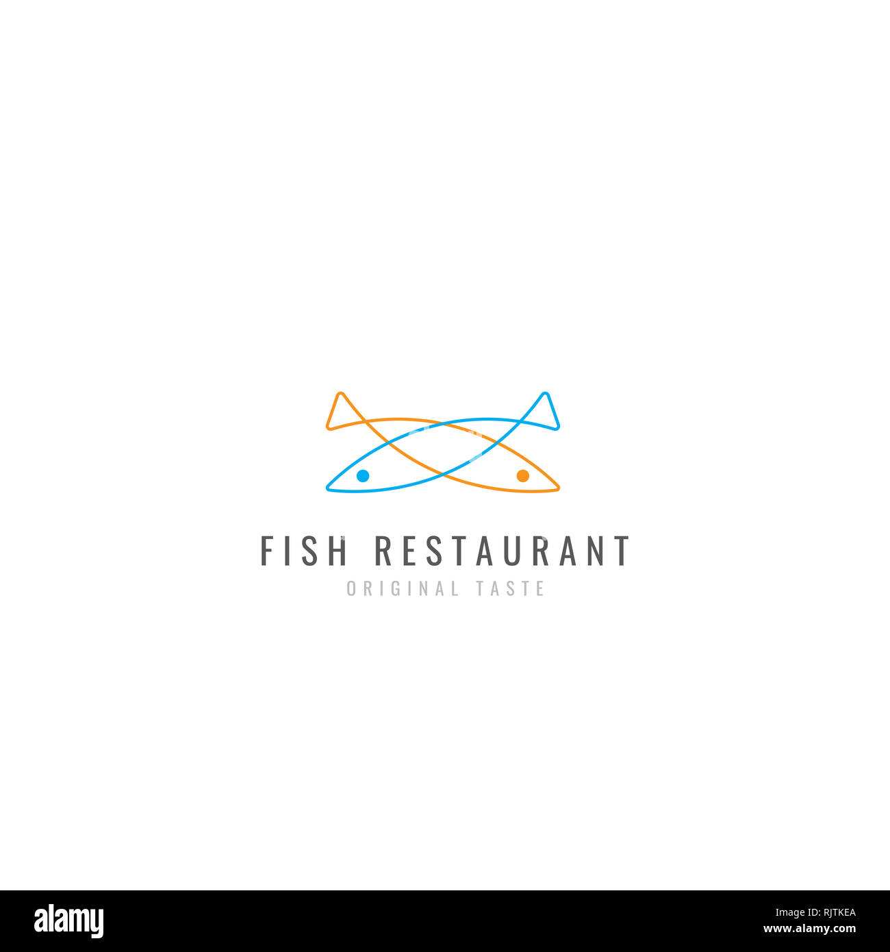 logo fried fish restaurant spicy blue ocean seafood traditional sunset ...