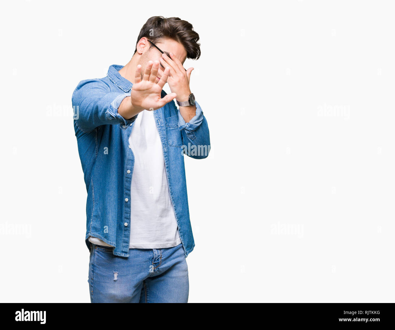 Embarrass man Cut Out Stock Images & Pictures - Alamy