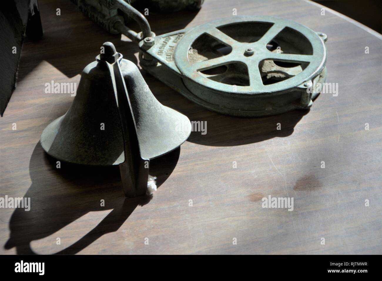 Household items for reuse bathroom tubs bell Stock Photo - Alamy
