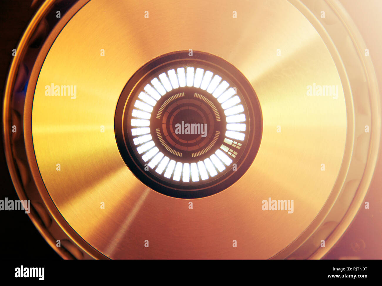 DJ Hand Mixing on Controller Stock Photo - Alamy