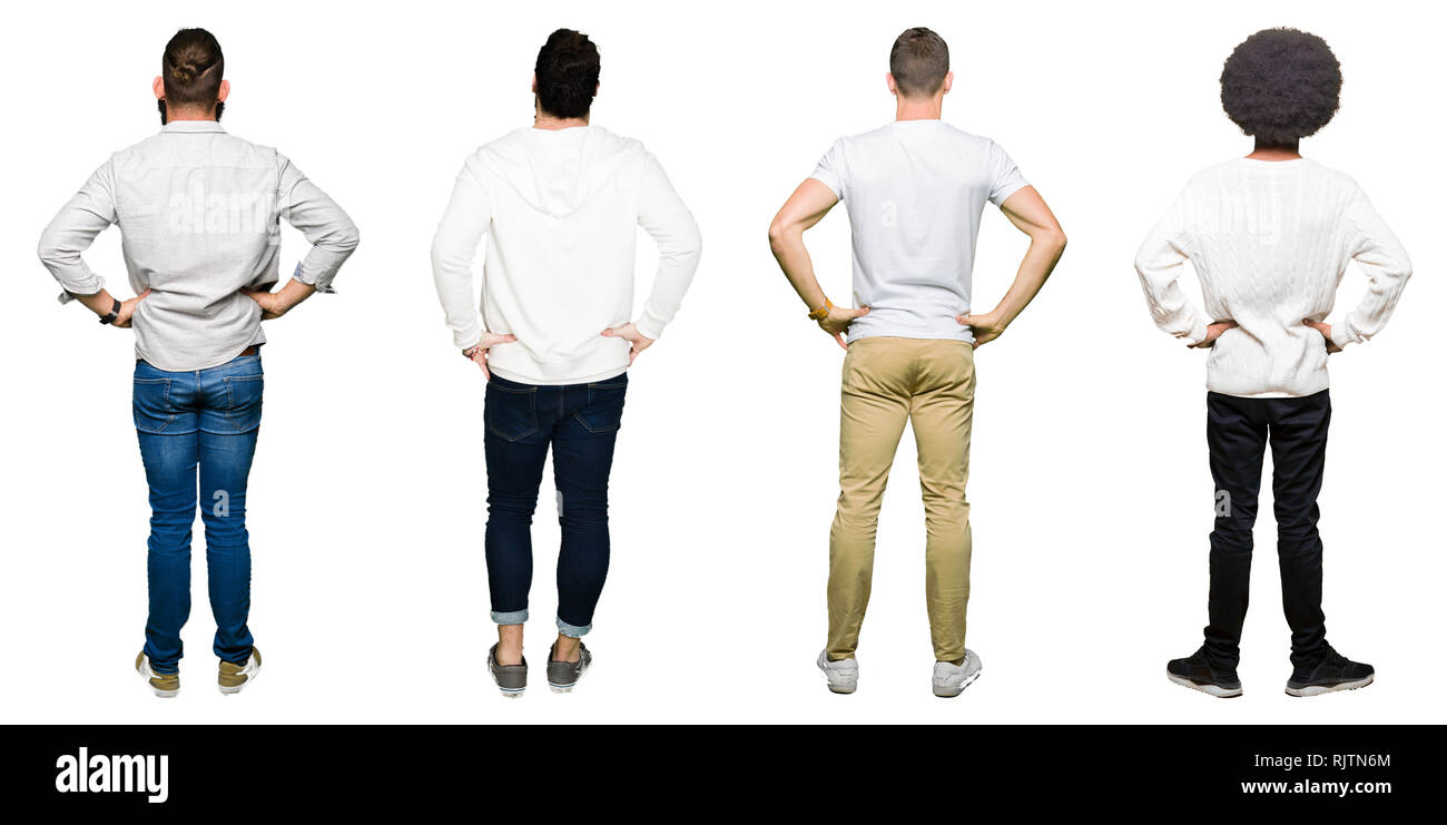 Man Standing Backwards