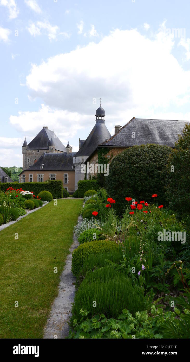 Chateau de Touffou. Bonnes, France Stock Photo - Alamy