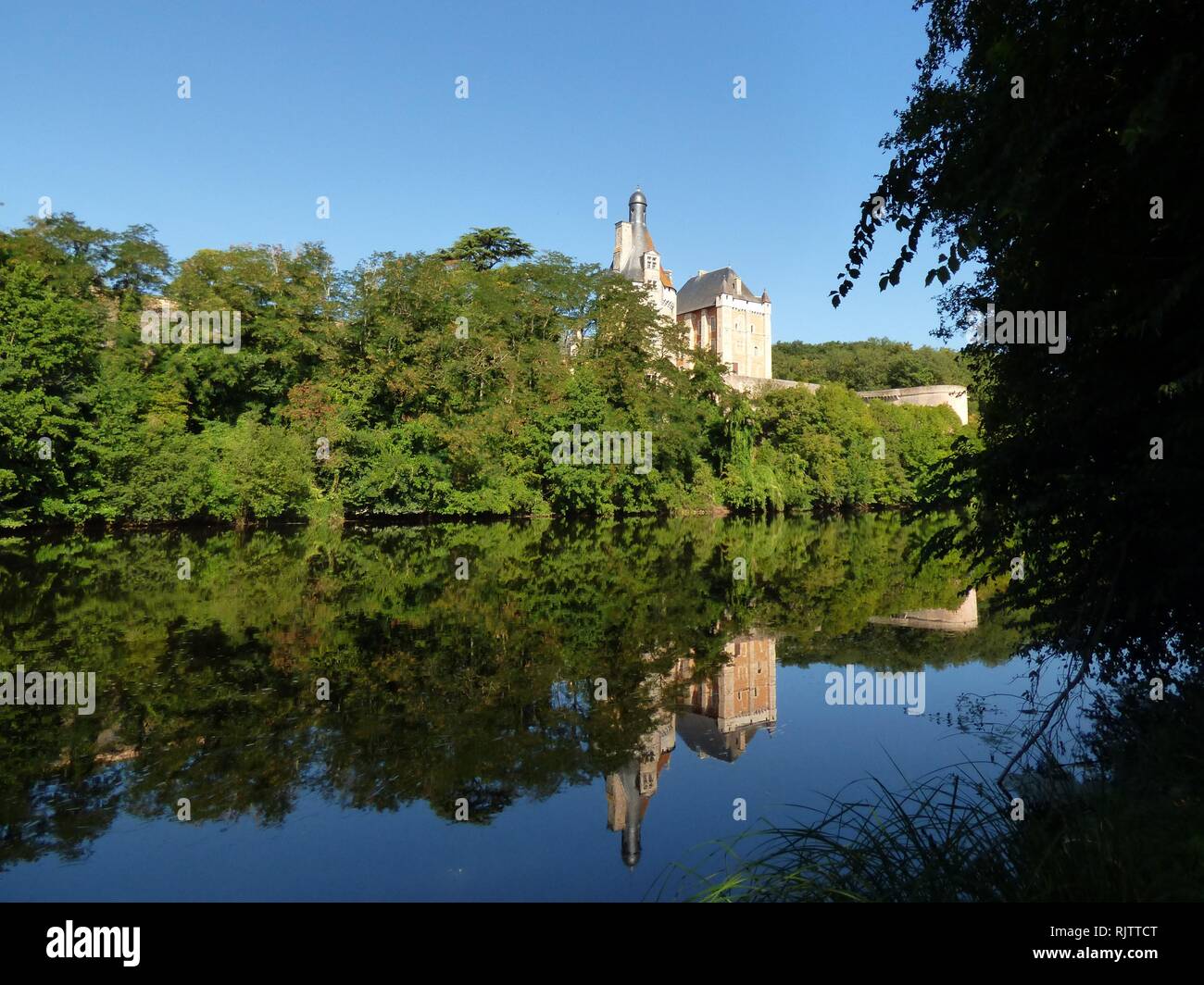 Chateau de Touffou. Bonnes, France Stock Photo - Alamy