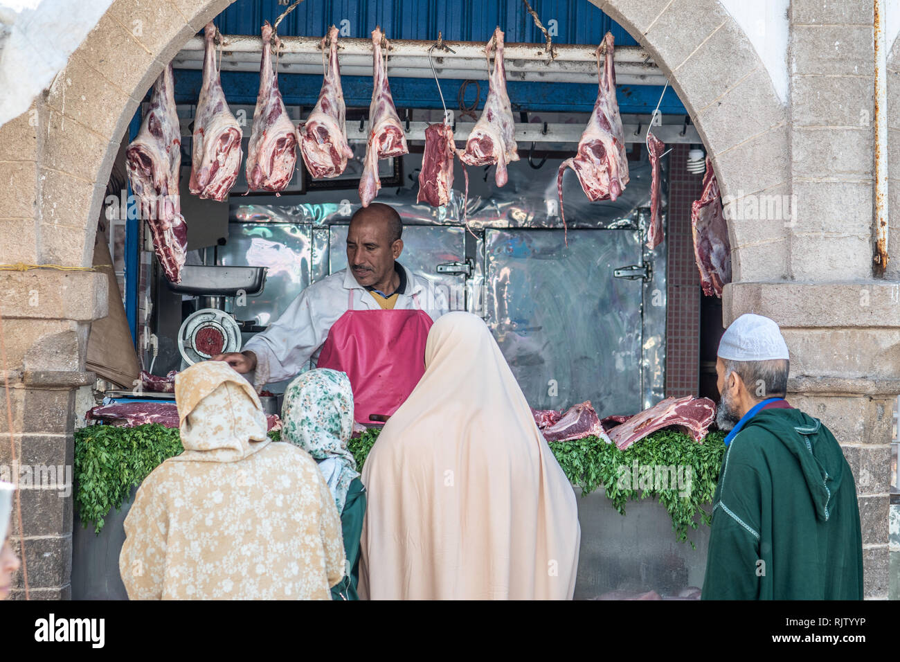 Hanging meat africa hi-res stock photography and images - Alamy