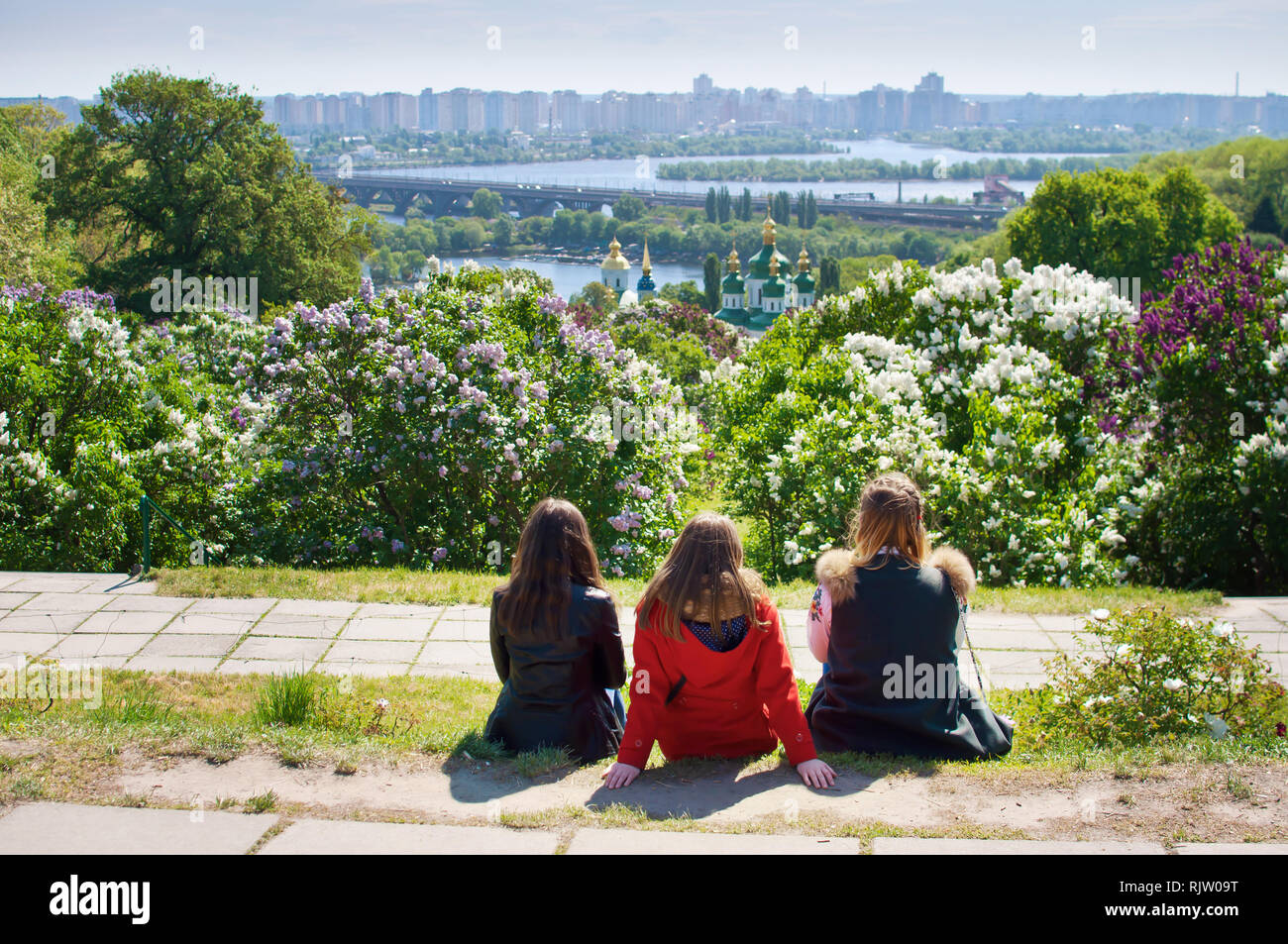 Girls on their backs hi-res stock photography and images - Alamy