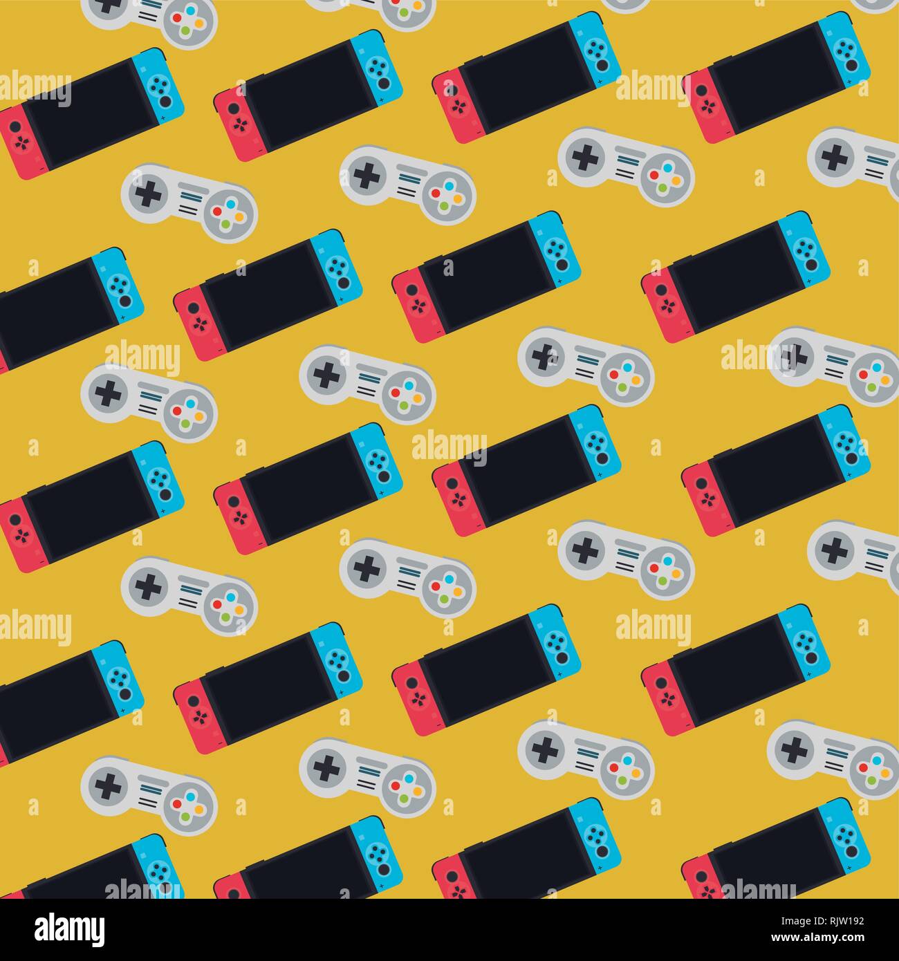 Videogame cartoons background Stock Vector Image & Art - Alamy