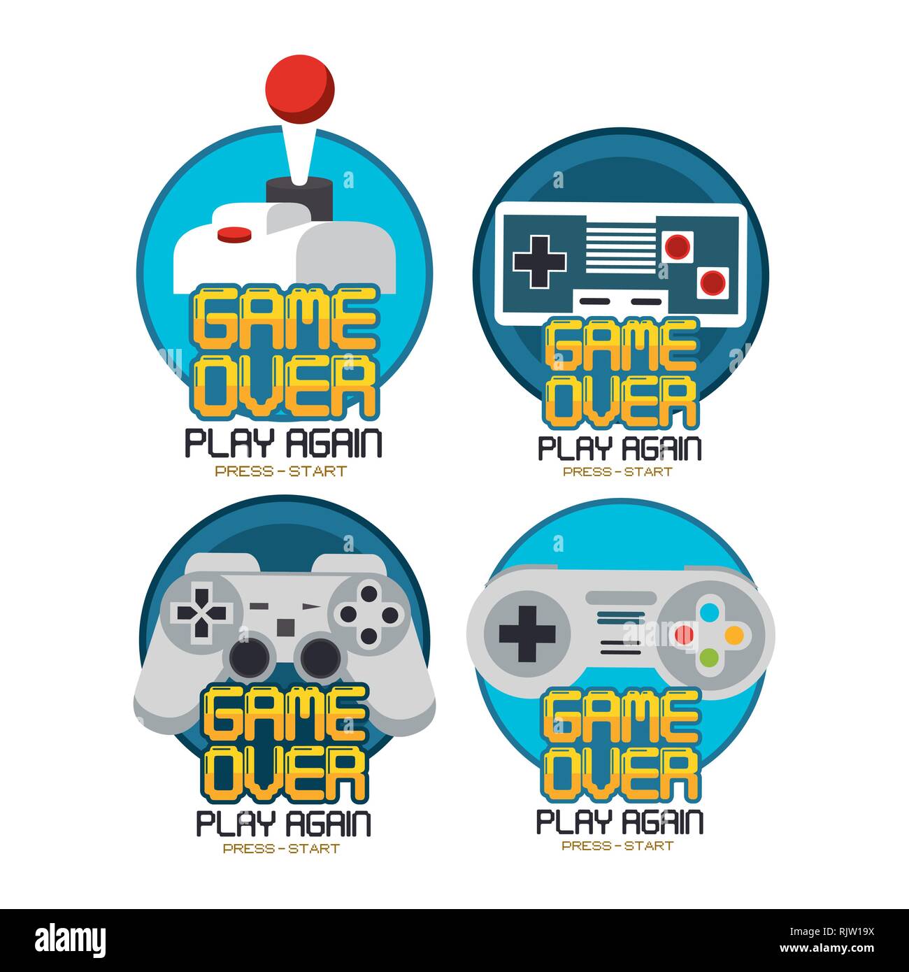 1980s arcade games Stock Vector Images - Alamy