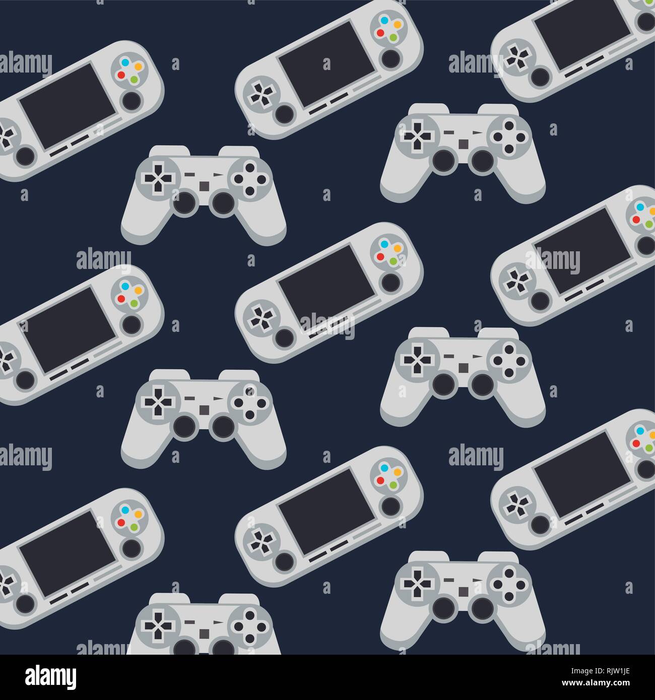 Videogame cartoons background Stock Vector Image & Art - Alamy