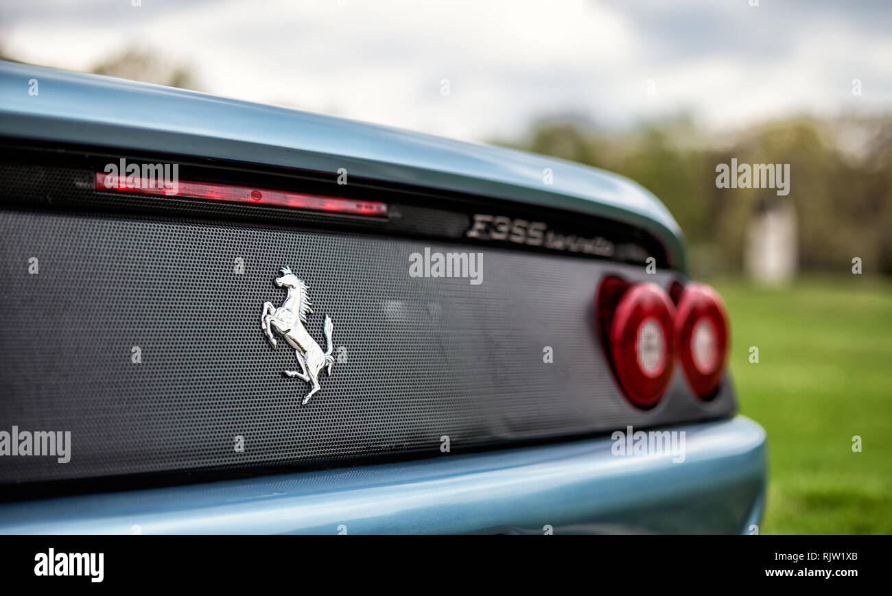 Ferrari engine start button hi-res stock photography and images - Alamy