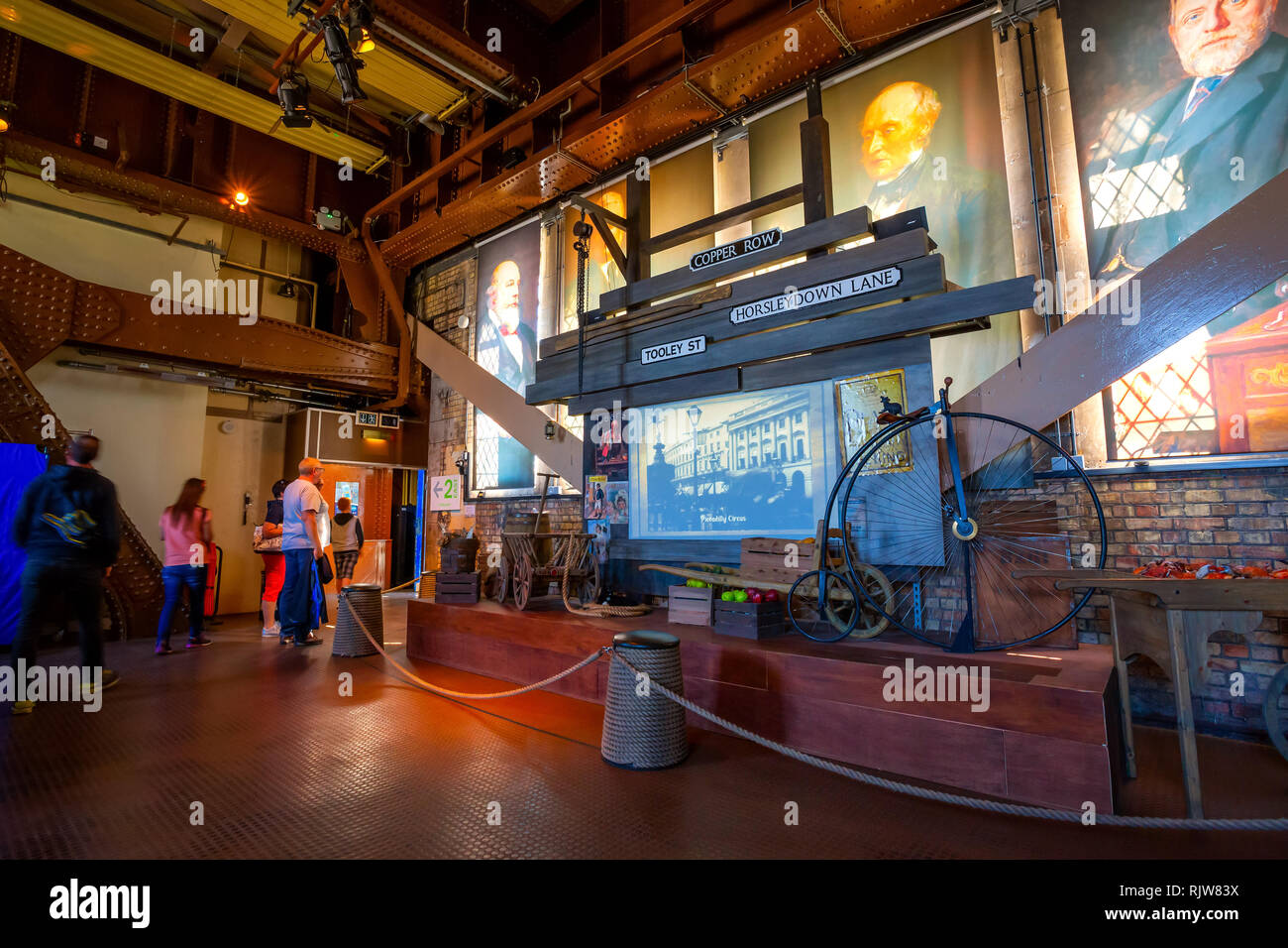 London, UK - May 15 2018: Tower Bridge Exhibition is a must see ...
