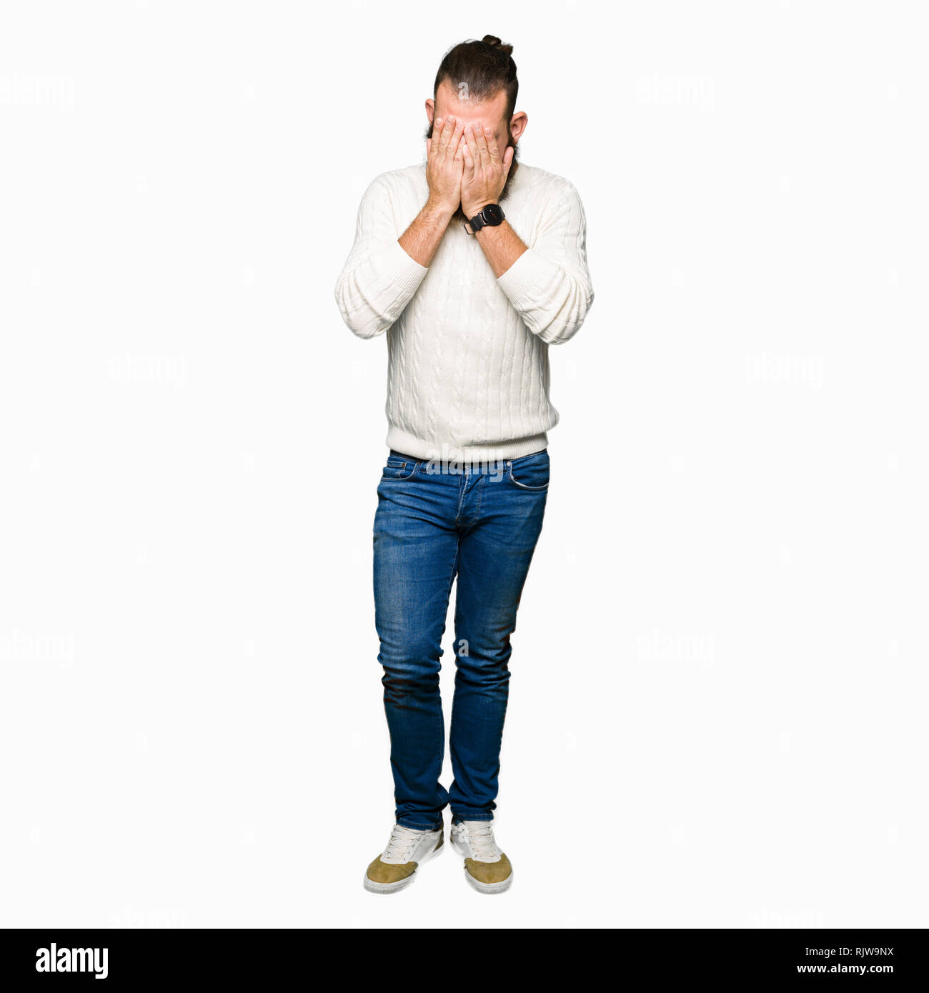 Man hide and watch Cut Out Stock Images & Pictures - Alamy