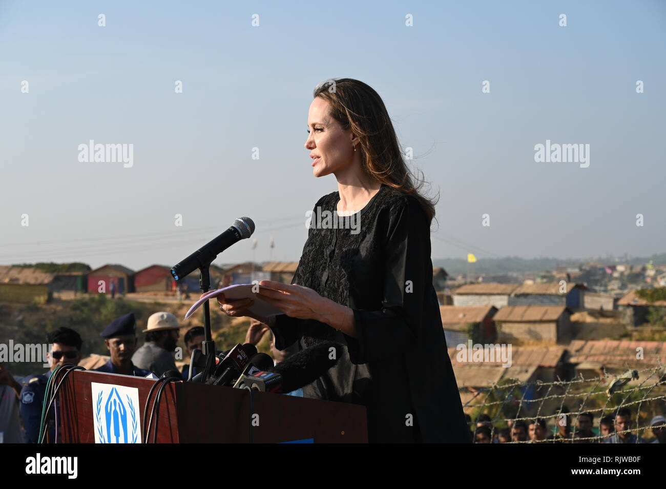 Cox’s Bazar, Bangladesh: Hollywood actress and humanitarian Angelina ...