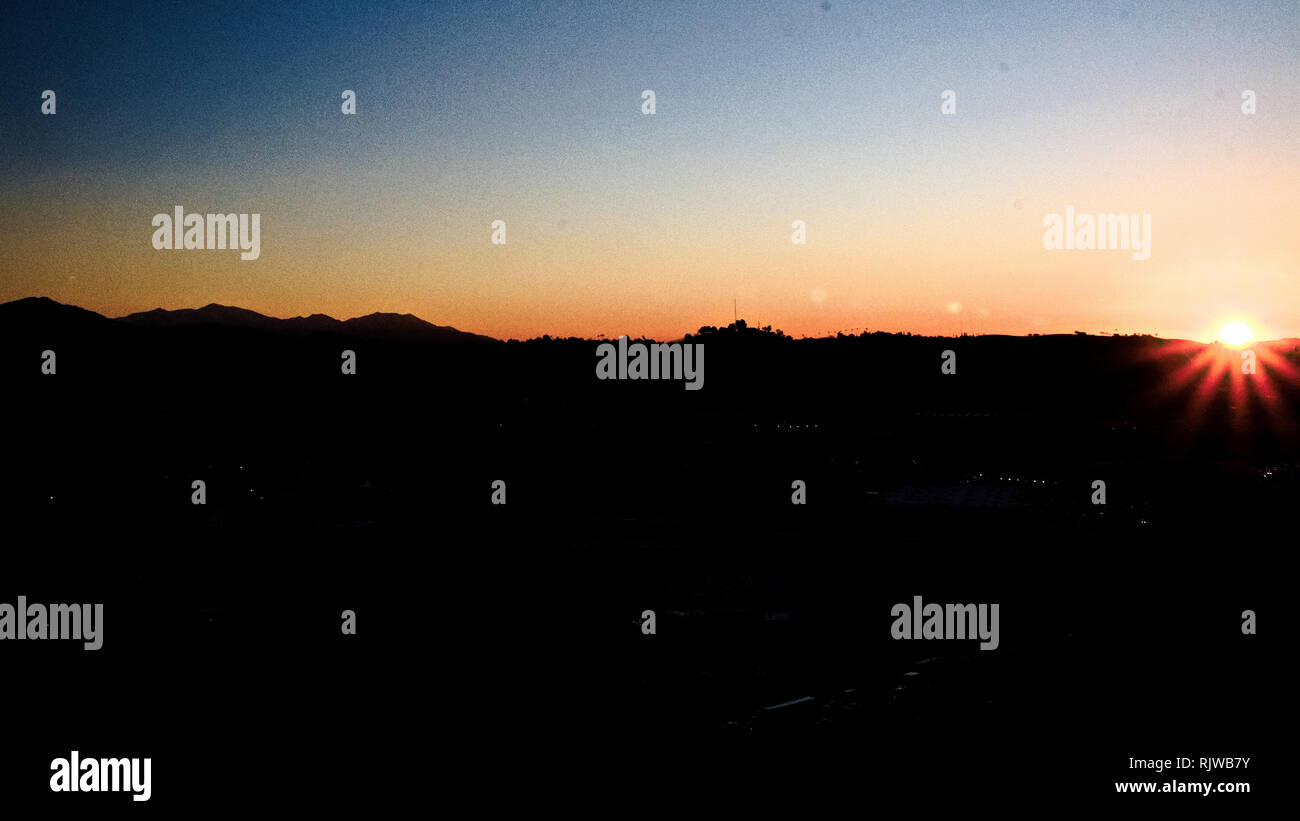 Los Angeles Sunrise / Sunset Stock Photo - Alamy