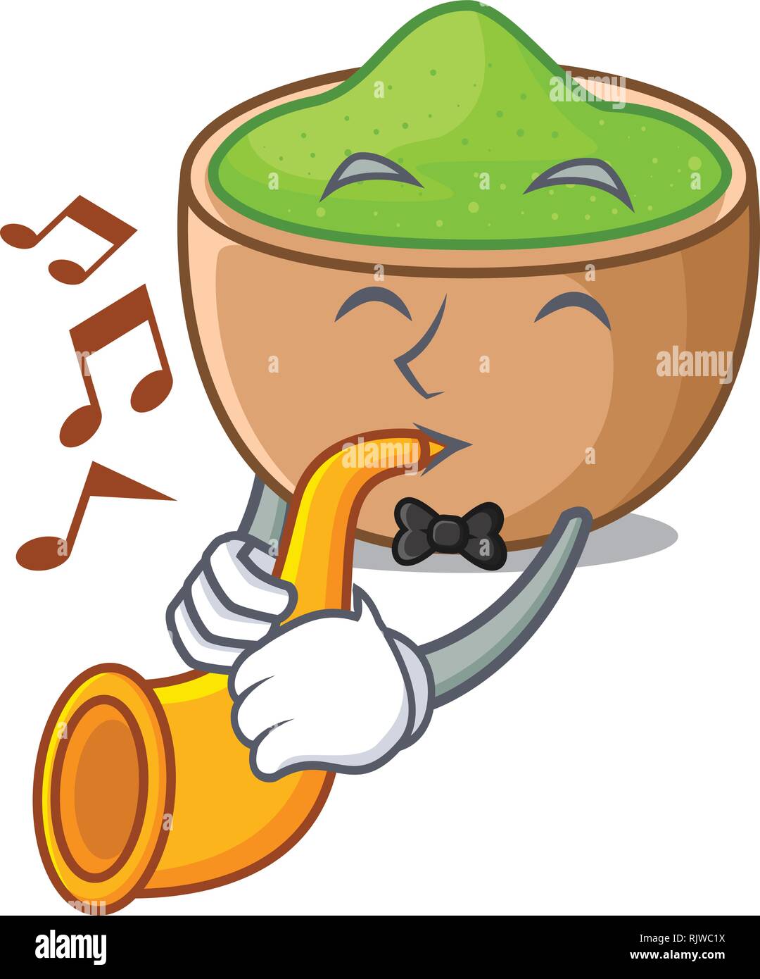 Powdered horn Stock Vector Images - Alamy