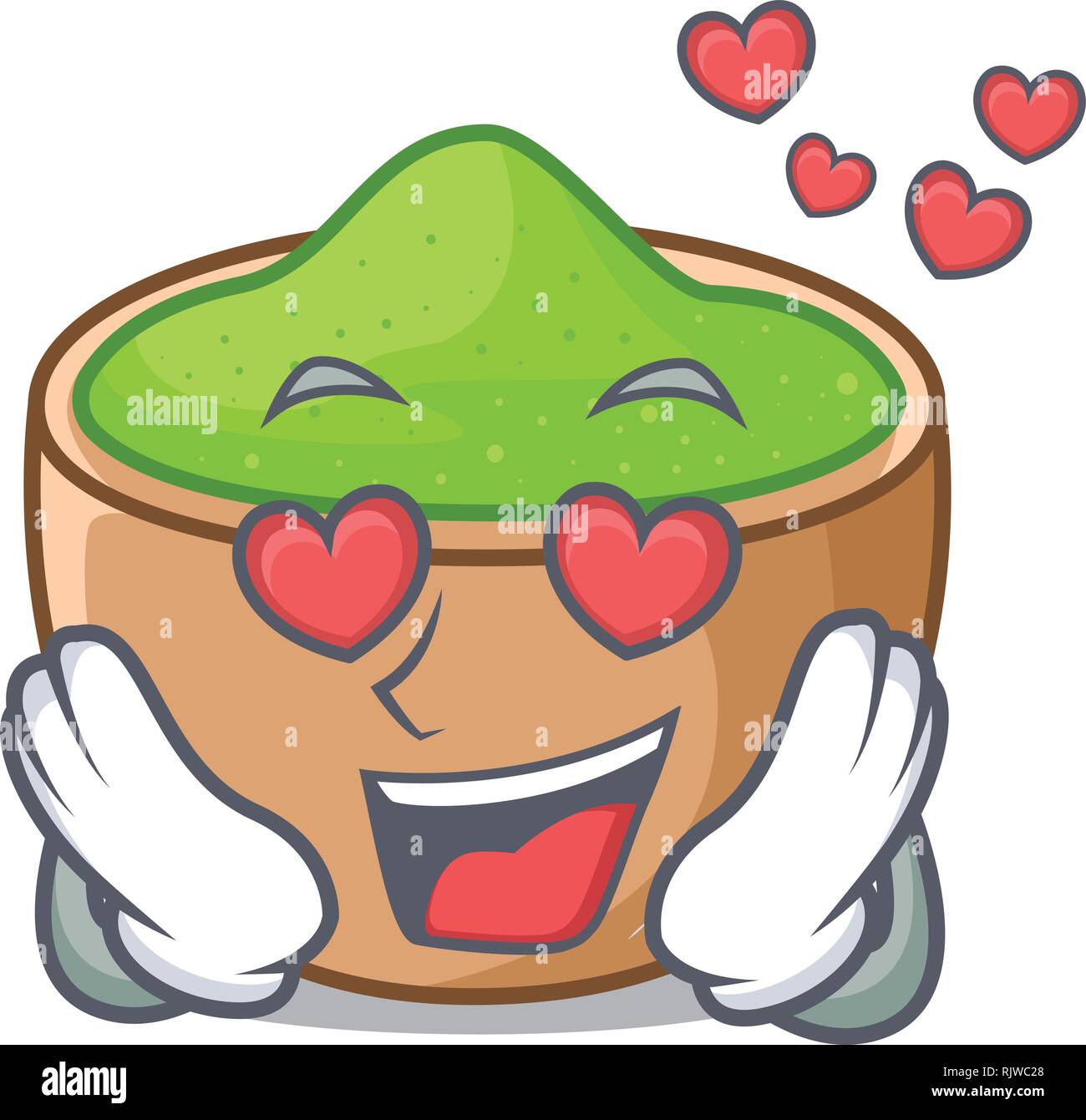 Powdered love Stock Vector Images - Alamy