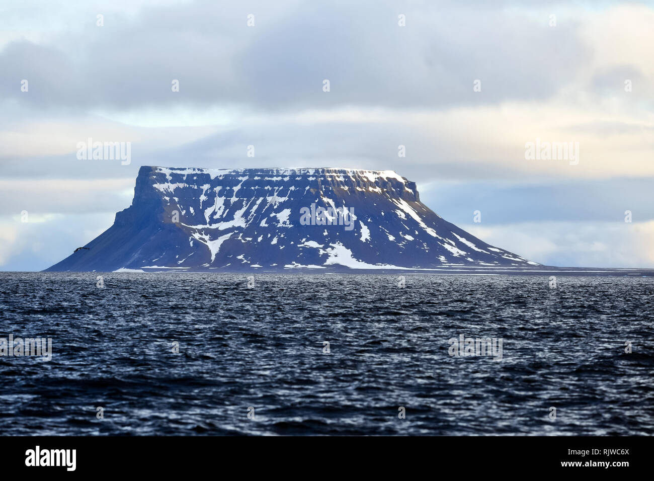 Arctic landscape, arctic tundra and ice of the Arctic Ocean Stock Photo ...