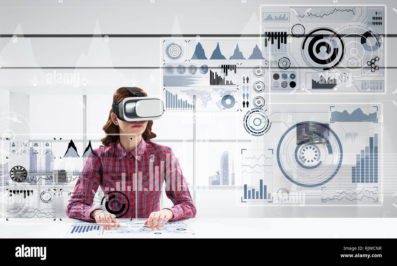 Using modern technologies Stock Photo - Alamy