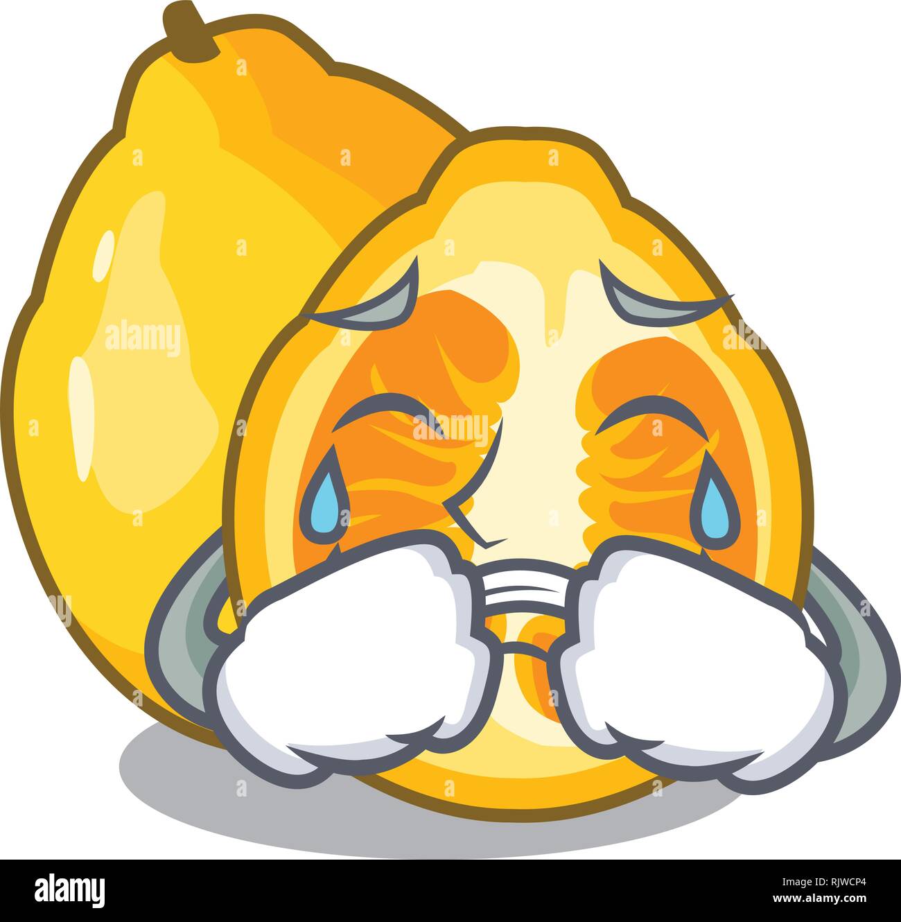 Crying ugli fruit in the cartoon fridge Stock Vector Image & Art - Alamy