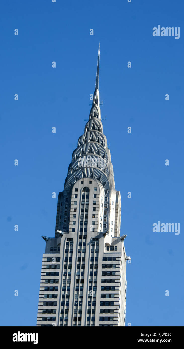 New York, USA - August 13, 2016: Historical building. New Yorks famous ...