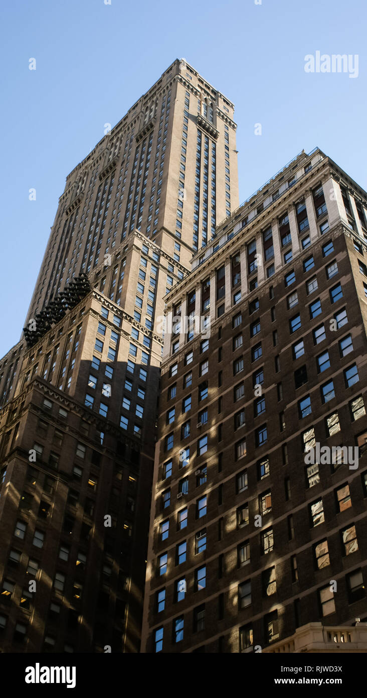 New York, USA - August 13, 2016: Historical building. New Yorks famous ...